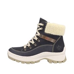 Rieker Lace-Up Boots 'X9338' female size 42 Azure / White