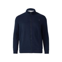 s.Oliver Men Big Sizes Zip-Up Hoodie male size XXXL Navy