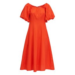 Salsa Jeans Kleid Damen Gr&ouml;&szlig;e 42 orange Sommerkleid