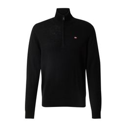 NAPAPIJRI Sweater 'Damavand' male size L Navy / Dark red / Black / White