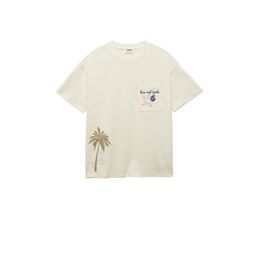 KOTON T-Shirt Jungen Gr&ouml;&szlig;e 104/110 ecru / dunkelblau / gr&uuml;n / altrosa