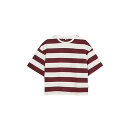s.Oliver T-Shirt Damen Gr&ouml;&szlig;e XL bordeaux / wei&szlig;
