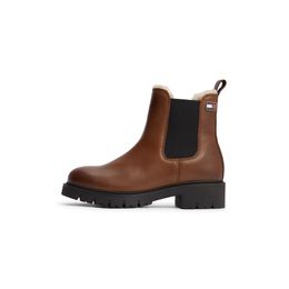 Tommy Jeans Chelsea Boots Damen Gr&ouml;&szlig;e 38 rostbraun / schwarz