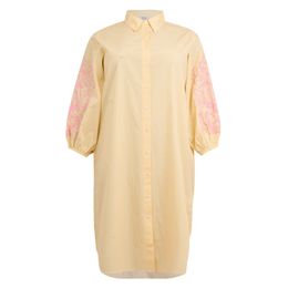 Yoek Kleid Damen Gr&ouml;&szlig;e 54/56 gelb / rosa Sommerkleid