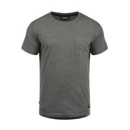 !Solid T-Shirt 'Bob' mit Brusttasche Herren Gr&ouml;&szlig;e L grau