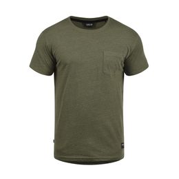 !Solid T-Shirt 'Bob' mit Brusttasche Herren Gr&ouml;&szlig;e XL gr&uuml;n / khaki / oliv
