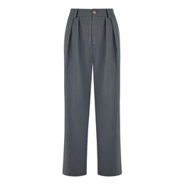 YUMI Bundfaltenhose Damen Gr&ouml;&szlig;e 42 grau