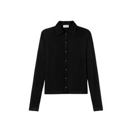 Lilysilk Bluse 'Seidenjersey Basic Slim Hemd' Damen Gr&ouml;&szlig;e XL schwarz