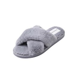 americandreams Slippers 'Lou' female size 40.5 Light grey