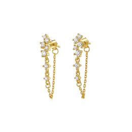 Hey Happiness Ohrringe 'Radiant Blossom' Damen Gr&ouml;&szlig;e One Size gold