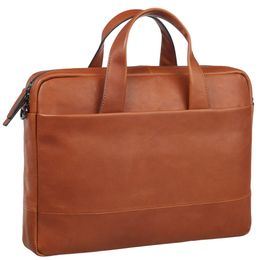 Leonhard Heyden Document Bag 'Hamburg' male size One size Cognac