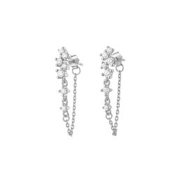 Hey Happiness Ohrringe 'Radiant Blossom' Damen Gr&ouml;&szlig;e One Size silber