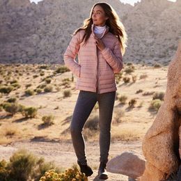 LANDS' END Leggings mit Pl&uuml;schfutter und Tasche SERIOUS SWEATS f&uuml;r Damen, Damen, size: regular, Grau, Baumwoll-Mischung/Polyester-Mischung, by Lands' End