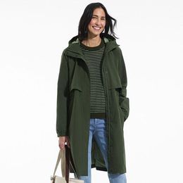LANDS' END Verstaubarer wasserdichter Squall Regenmantel f&uuml;r Damen in Petite-Gr&ouml;&szlig;e, Damen, size: petite, Gr&uuml;n, Polyester, by Lands' End