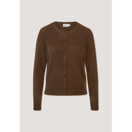 hessnatur Strickjacke in bernsteinbraun | Gr.: XL