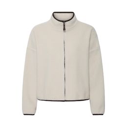 Ichi Fleecejacke 'MONSI ' Damen Gr&ouml;&szlig;e M schwarz / offwhite