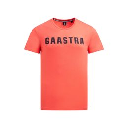 Gaastra Basic T-Shirt Rundhals mit Gaastra Logo Herren Gr&ouml;&szlig;e M orange