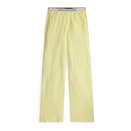 Polo Ralph Lauren Pajama Pants ' Knit Oxford ' female size XS Light yellow / White