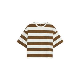 s.Oliver T-Shirt Damen Gr&ouml;&szlig;e XL braun / wei&szlig;