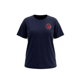 Ulla Popken T-Shirt Damen Gr&ouml;&szlig;e XXXL/4XL marine / rot