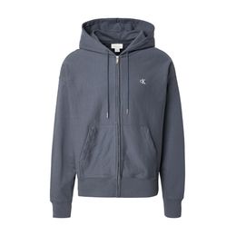 Calvin Klein Jeans Sweatjacke Herren Gr&ouml;&szlig;e XXL rauchblau