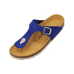 Palado T-Bar Sandals 'Palado Kos Suede Premium Leather' female size 38 Blue