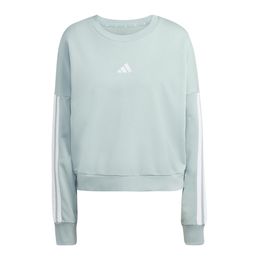 adidas Sportswear Athletic Sweatshirt 'Essentials' female size L Pastel green / White
