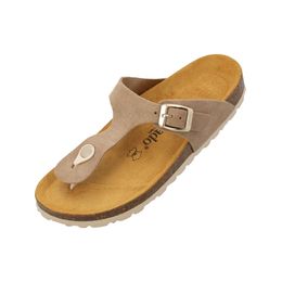 Palado T-Bar Sandals 'Palado Kos Suede Premium Leather' female size 42 Beige