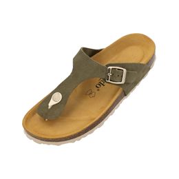 Palado T-Bar Sandals 'Palado Kos Suede Premium Leather' female size 43 Khaki