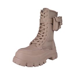 Buffalo Schn&uuml;rstiefel 'Aspha Com' Damen Gr&ouml;&szlig;e 37 beige