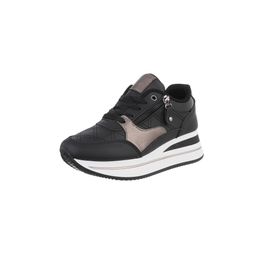 Ital-Design Sneaker Damen Gr&ouml;&szlig;e 41 rosegold / schwarz Sommerschuhe