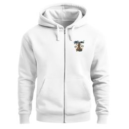 Neverless Zip-Up Hoodie 'Miami Snake' male size XXL White