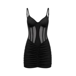 OW Collection Cocktailkleid Damen Gr&ouml;&szlig;e 38 schwarz