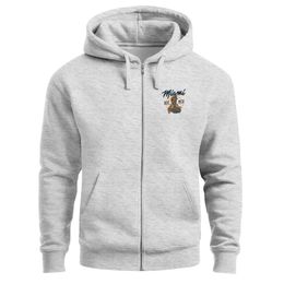 Neverless Zip-Up Hoodie 'Miami Snake' male size S Grey