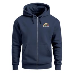 Neverless Sweatjacke 'Write your Stories' Herren Gr&ouml;&szlig;e 4XL navy
