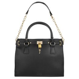 CLUTY Handtasche Damen Gr&ouml;&szlig;e One Size schwarz