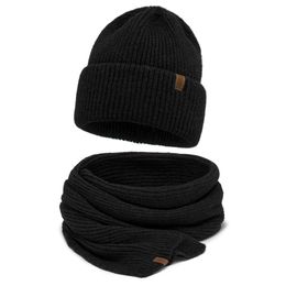 Vivisence M&uuml;tze '70113 Set' Damen Gr&ouml;&szlig;e 54/64 schwarz