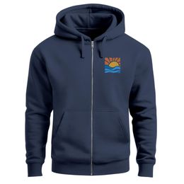 Neverless Sweatjacke 'Sun Wave Batch' Herren Gr&ouml;&szlig;e M navy
