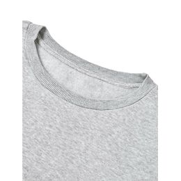 Gorhey Pullover 'Women's Crew Neck Oversized Sweatshirt with Slogan Print' Damen Gr&ouml;&szlig;e XL grau