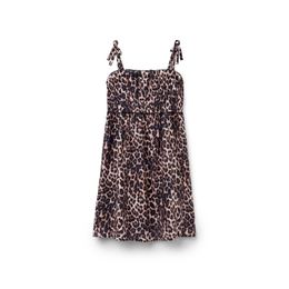 Tezenis Kleid M&auml;dchen Gr&ouml;&szlig;e 136/147 beige / braun / schwarz