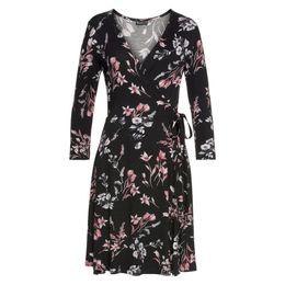 Laura Scott Kleid Damen Gr&ouml;&szlig;e 44 gr&uuml;n / hellrot / schwarz / wei&szlig; Sommerkleid