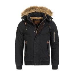 INDICODE JEANS Winter Jacket 'Pennington' male size XL Black