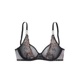 Lascana BH Damen Gr&ouml;&szlig;e 75 gold / flieder / schwarz