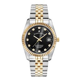 Jacques du Manoir Analoguhr Damen Gr&ouml;&szlig;e One Size gold / schwarz / silber