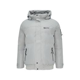 S.oliver Winterjacke Herren Gr&ouml;&szlig;e 5XL hellgrau / dunkelgrau / schwarz