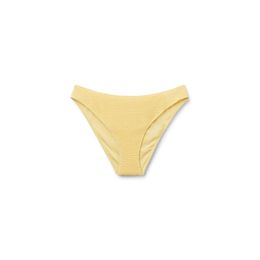 CALZEDONIA Bikinihose 'Crinkle Waves' Damen Gr&ouml;&szlig;e M gelb