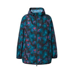 Ulla Popken Between-Season Jacket female size 5XL/6XL Blue / Red / Black