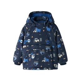 name it Winter Jacket 'NMMMICCO' boy size 104 Sky blue / Dark blue / White