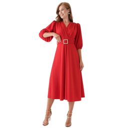 Woman Vision Kleid Damen Gr&ouml;&szlig;e 42 rot Sommerkleid