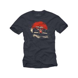 Makaya Shirt 'Formel Red' Herren Gr&ouml;&szlig;e XL basaltgrau